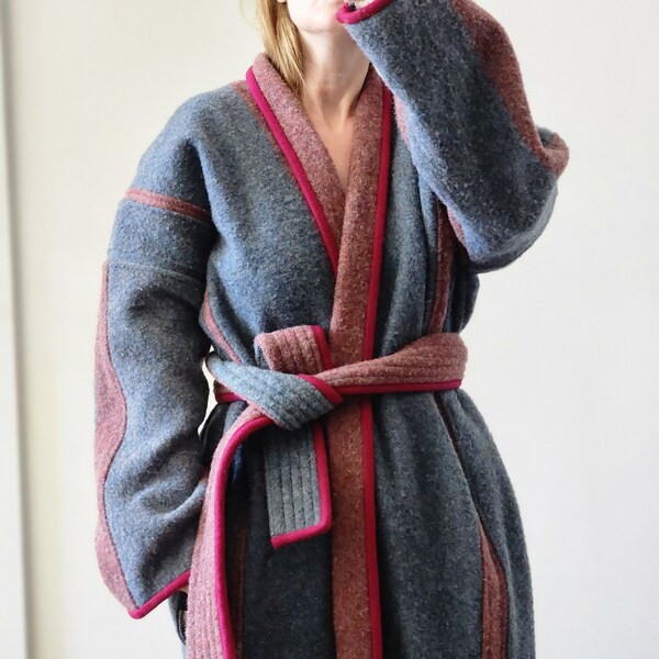 Wool Robe - Etsy