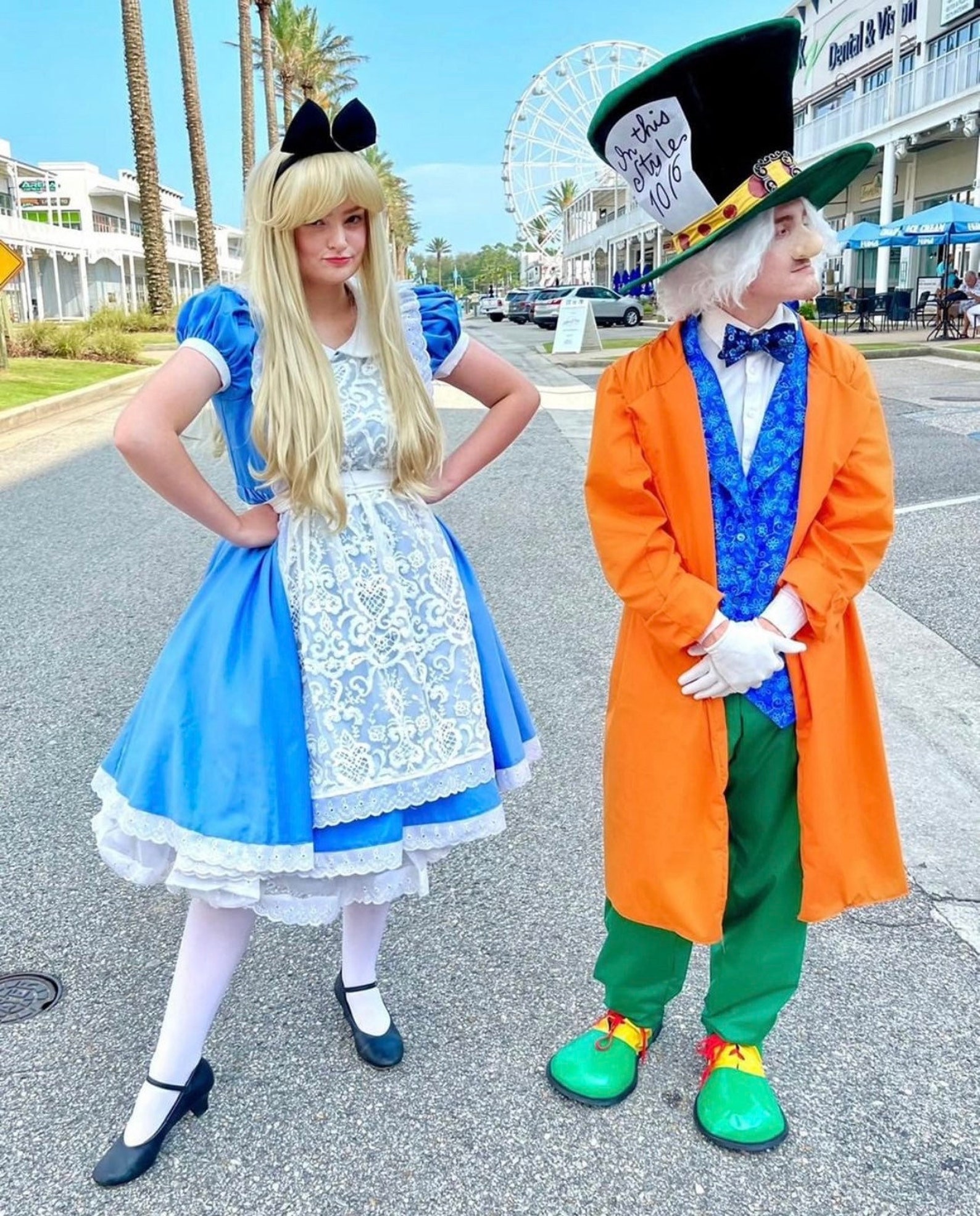 Alice in Wonderland Park Style Adult Wig - Light / Dark Blonde - Etsy