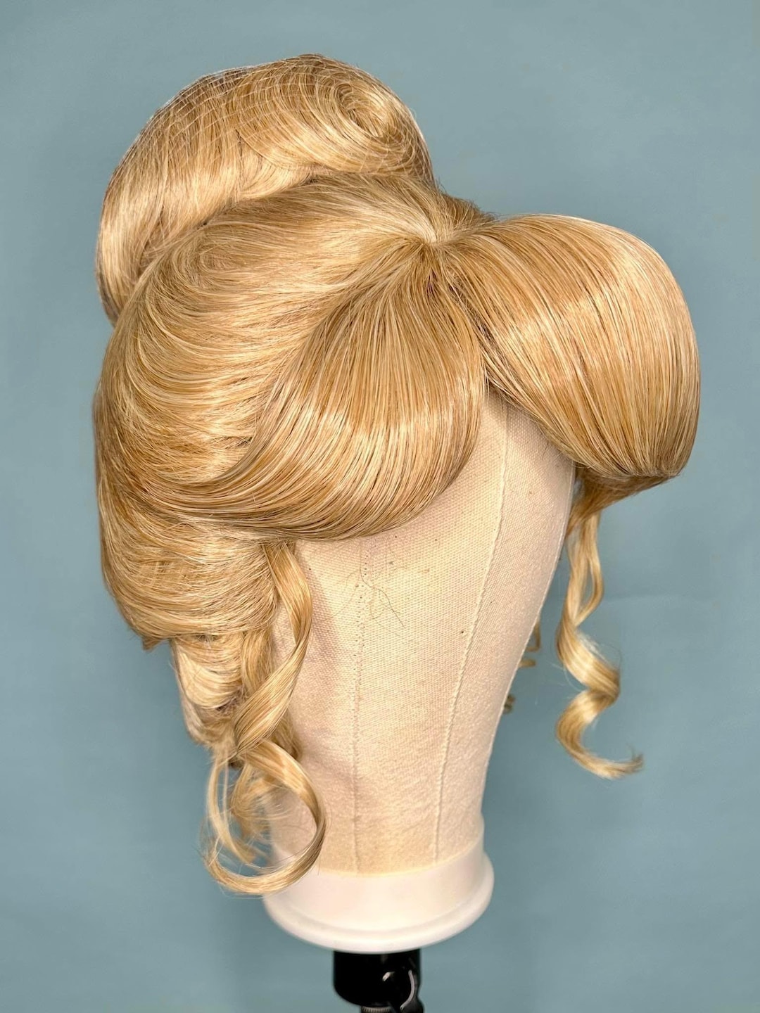 Cinderella Wig Park Style Princess Adult Hard Front Wig - Blonde Updo ...