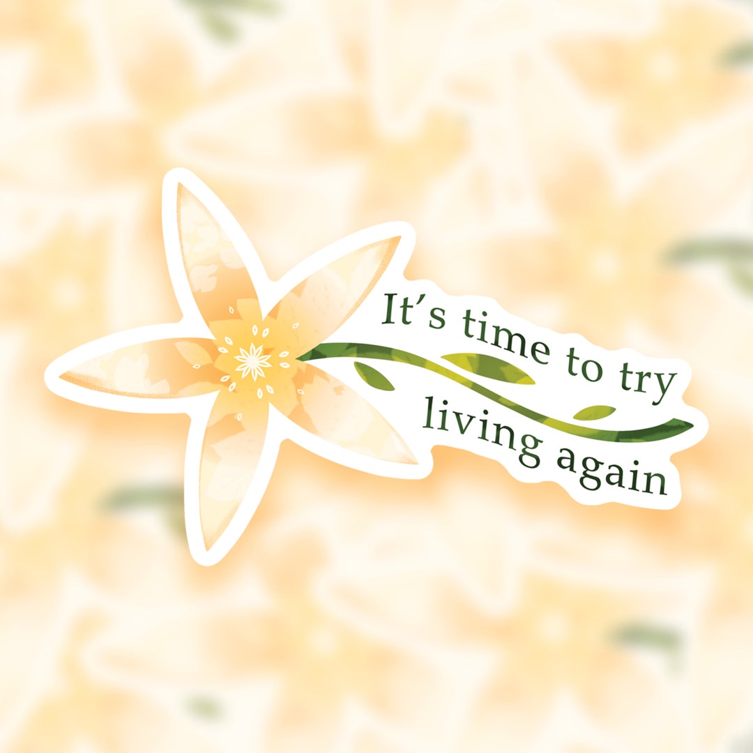 Baldur's Gate 3 | Astarion It's Time to Try Living Again Sticker - Etsy ...