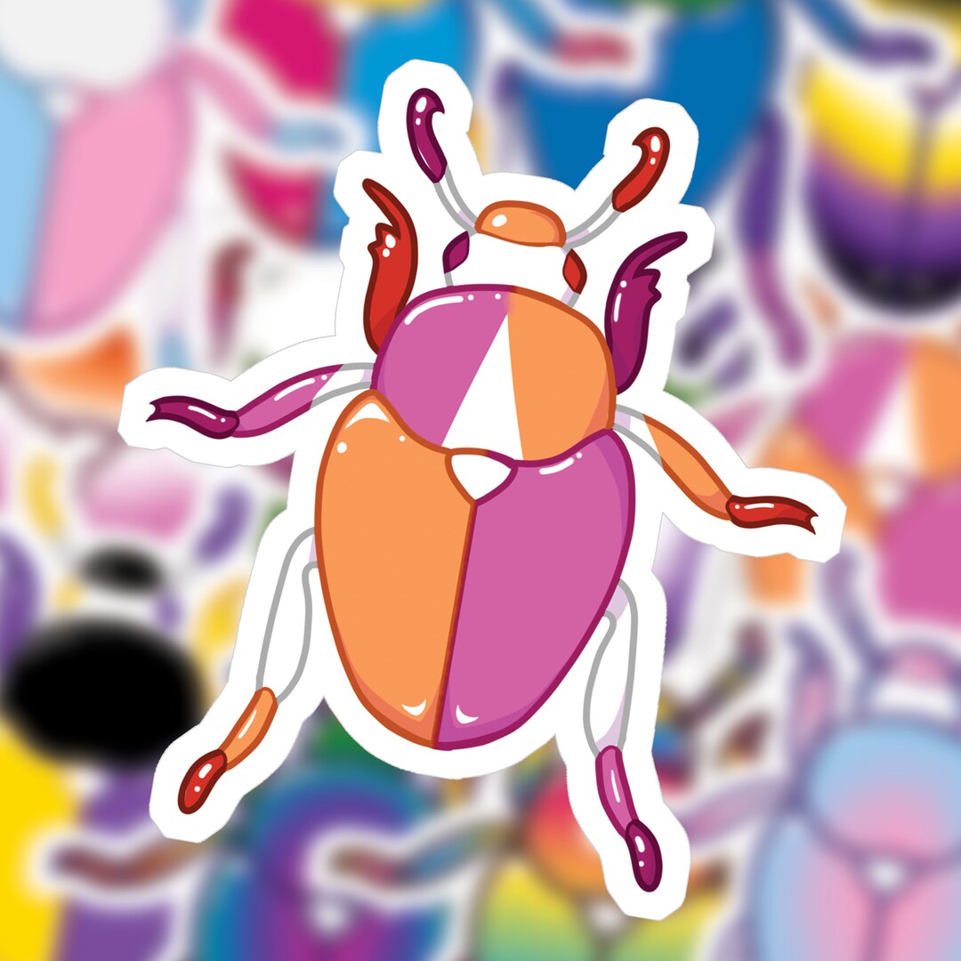 Pride Beetles Stickers - Etsy