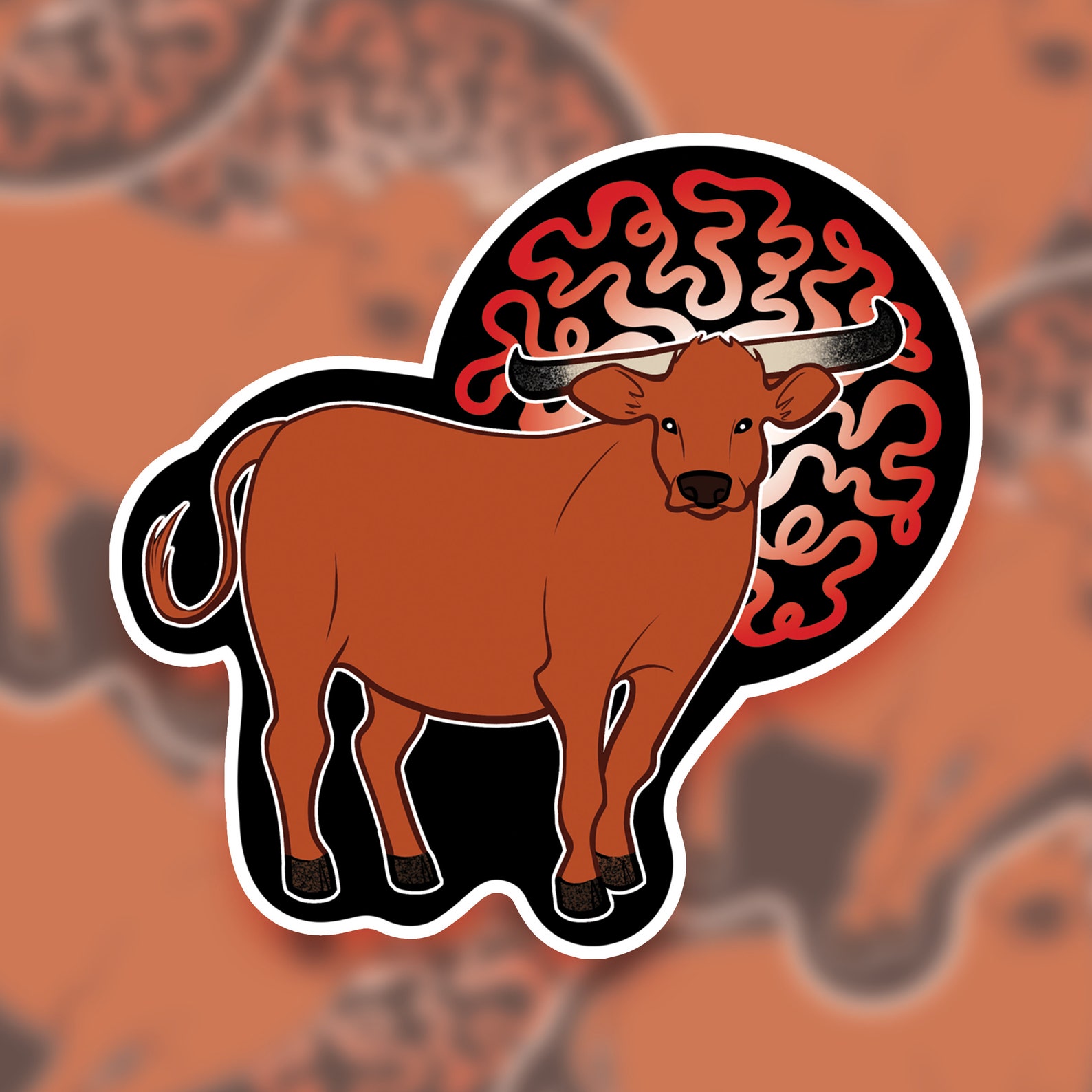 Baldur's Gate 3 Strange Ox Sticker - Etsy Canada