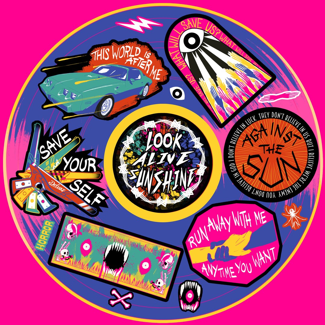 My Chemical Romance Danger Days Sticker Sheet - Etsy