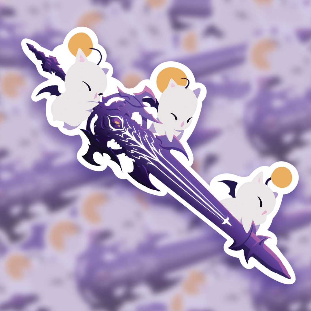 FFXIV Moogle Getaway Sticker - Etsy