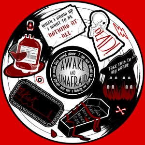 My Chemical Romance- the Black Parade Sticker Sheet - Etsy