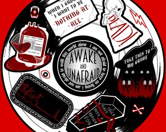 My Chemical Romance San-style Black Parade 3in Sticker - Etsy