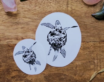 Pointillism Turtle - Etsy