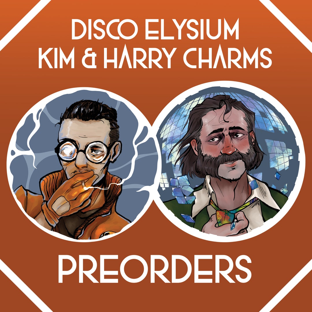 Disco Elysium Kim and Harry Charms - Etsy