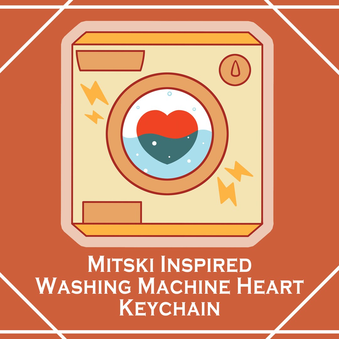 PREORDER Mitski Washing Machine Heart Keychain - Etsy