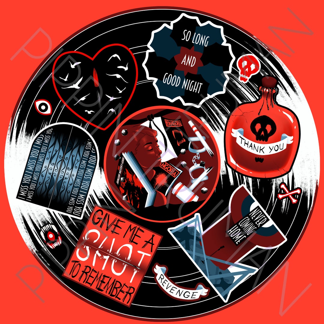 My Chemical Romance Three Cheers for Sweet Revenge Sticker - Etsy