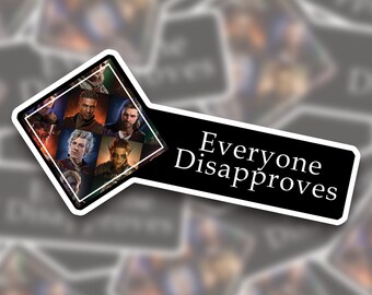 Baldur's Gate Pin Ups Sticker Sheet Featuring Karlach, Lae'zel ...