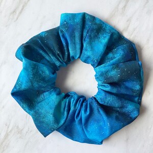 Galaxy Scrunchies Set: Nebula, Starry Night, Cosmos - Cotton Jumbo Size ...