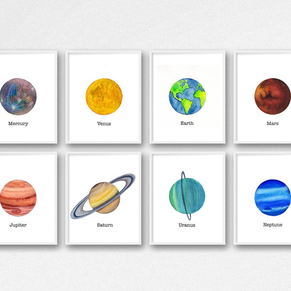 Solar System Art - Etsy
