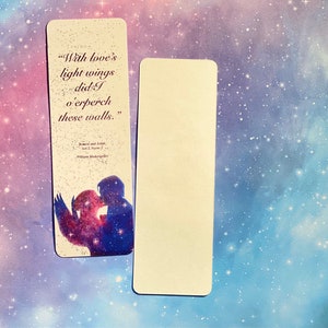Galaxy Romeo and Juliet Bookmark - Collectible Book Accessory. Literary ...