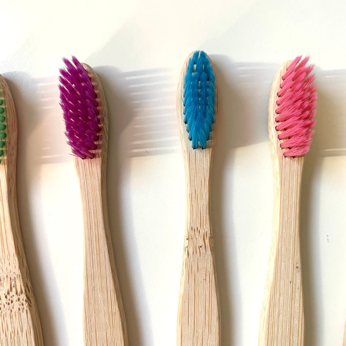 Natural Bamboo Toothbrush - Set of 2| Eco-friendly Wooden Toothbrush ...