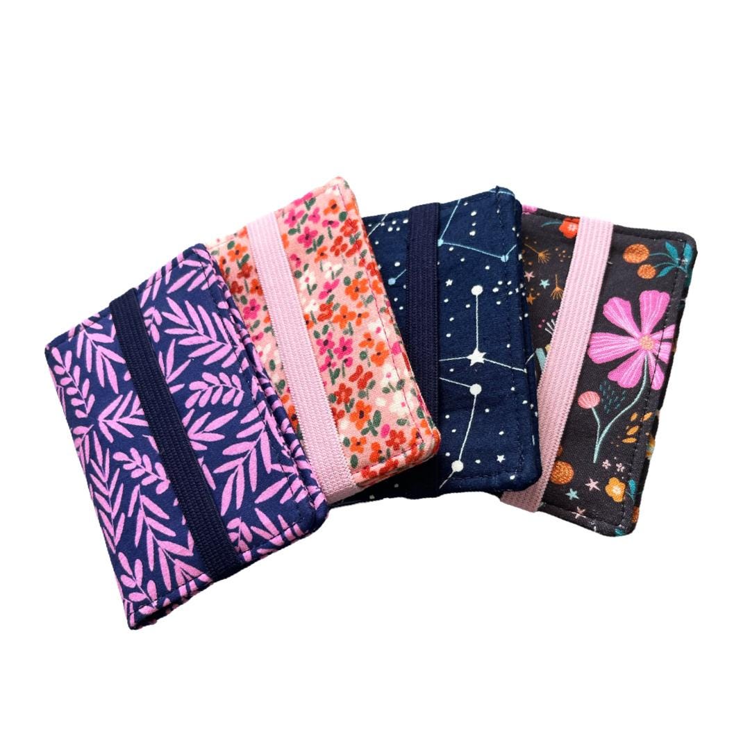 Handmade 100% Cotton Fabric Card Holder | Credit Card Holder Wallet ...