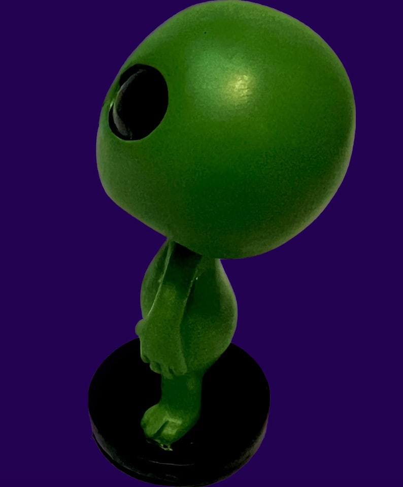 UFO Alien Peace Sign Bobble Head Doll - Etsy