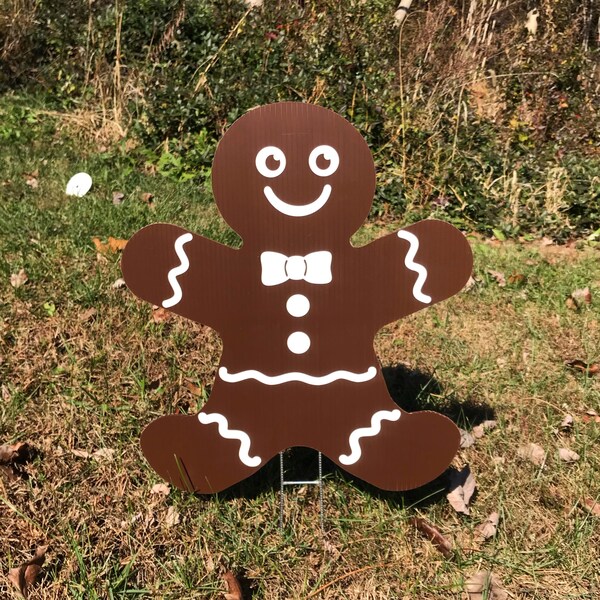 Outdoor Gingerbread Decor - Etsy