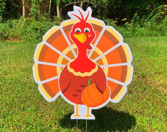 Turkey Yard Sign - Etsy