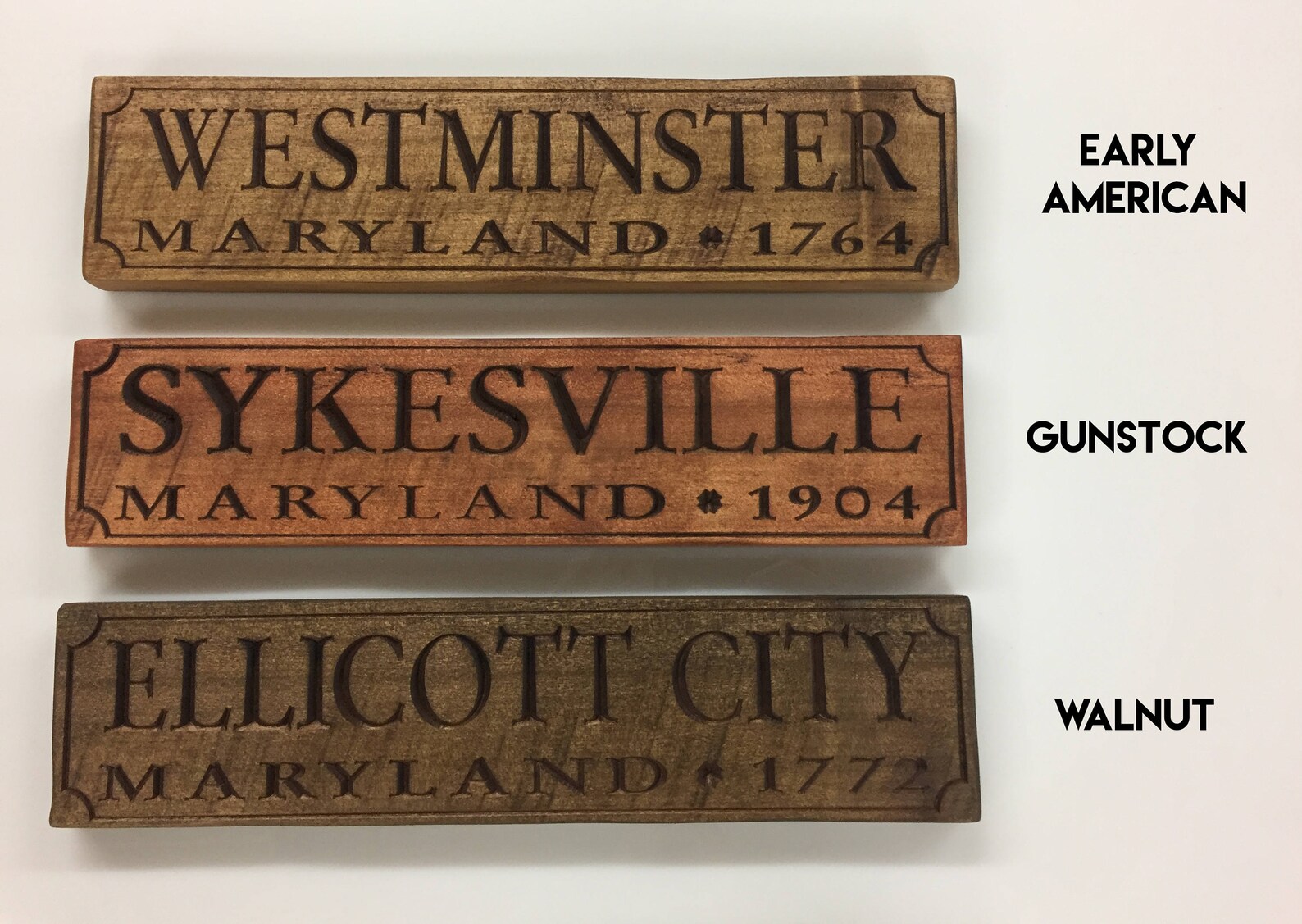 Wood Town Signs | Custom Wood Signs | Hometown Wooden Signs | City ...