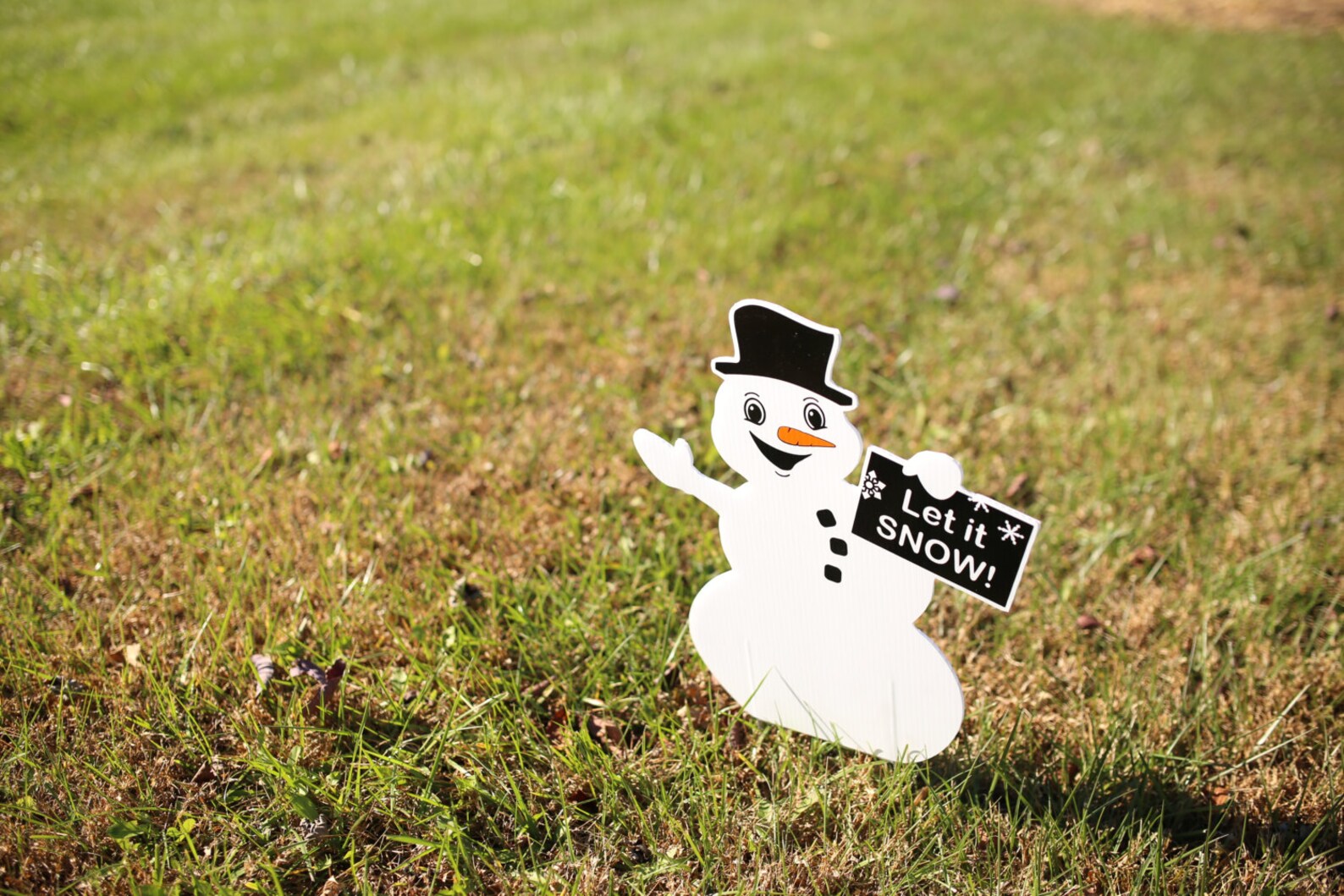 Snowman Lawn Decor Yard Signs Christmas Lawn Sign - Etsy