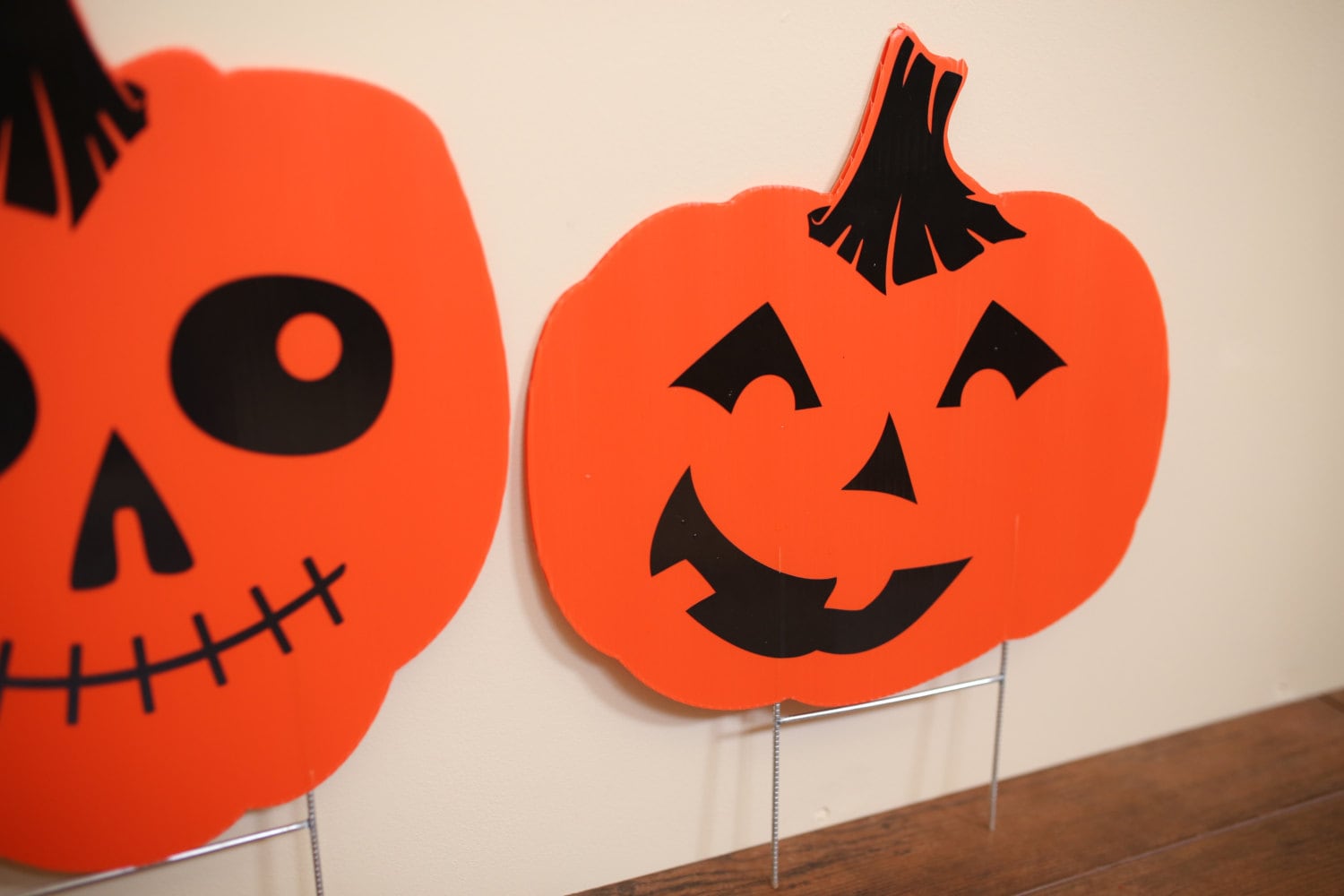 Halloween Pumpkin Yard Decor | Yard Signs | Halloween Decorations ...