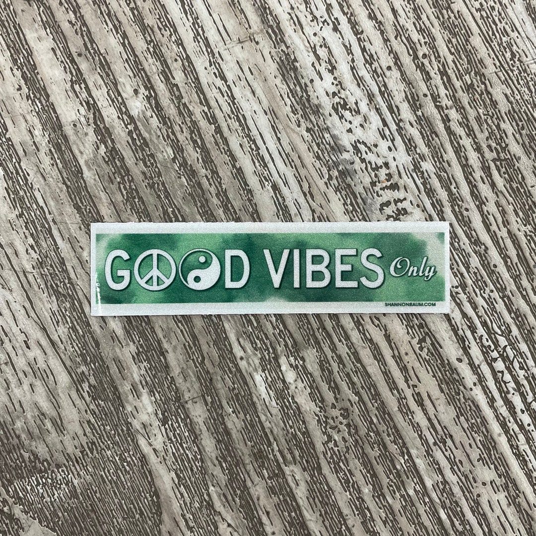 Set of Good Vibes Only Stickers | Laptop Sticker | Decals - Etsy