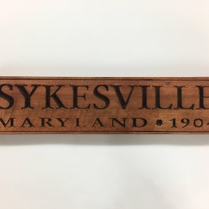 Wood Town Signs | Custom Wood Signs | Hometown Wooden Signs | City ...