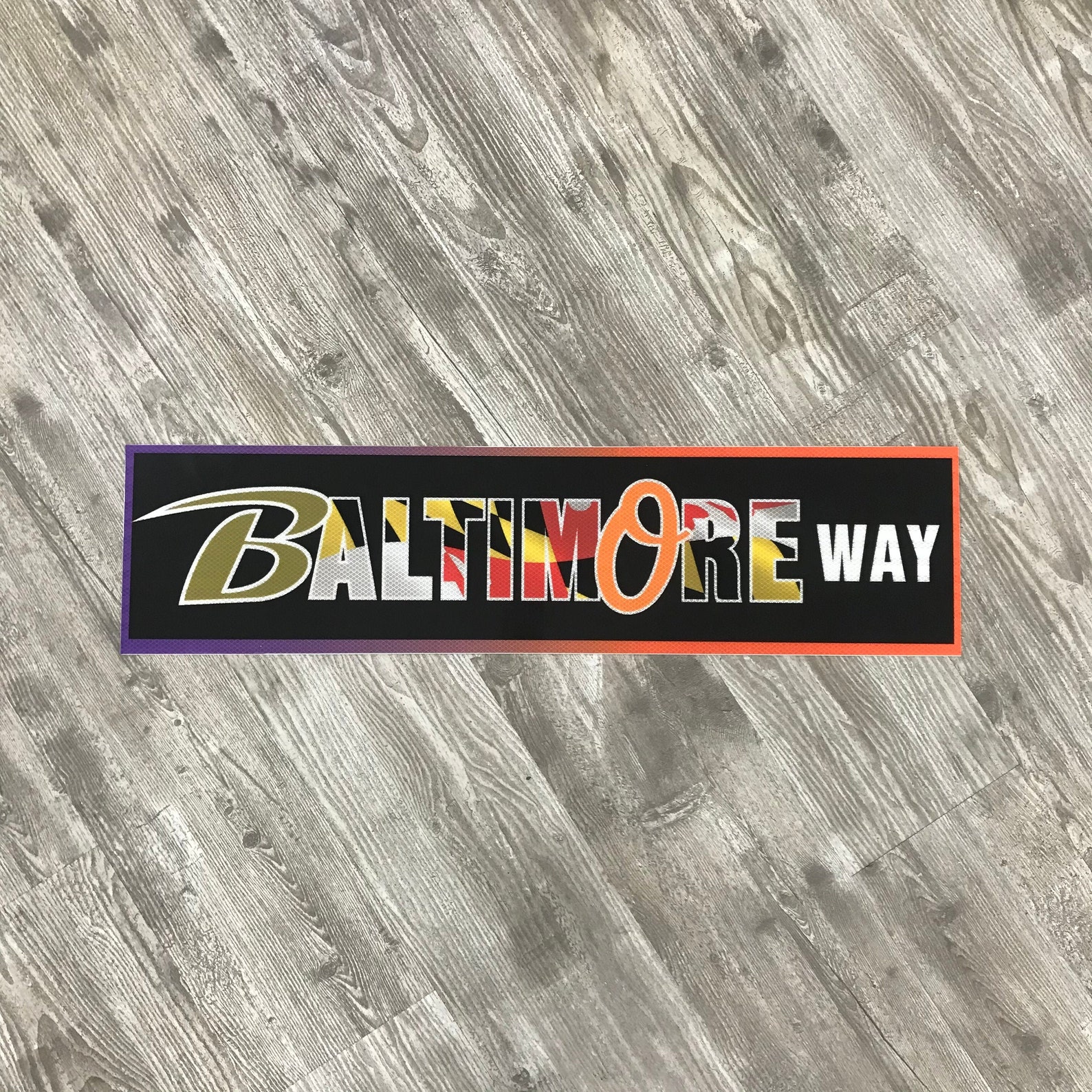 Baltimore Way Street Sign | Baltimore Ravens | Baltimore Orioles ...