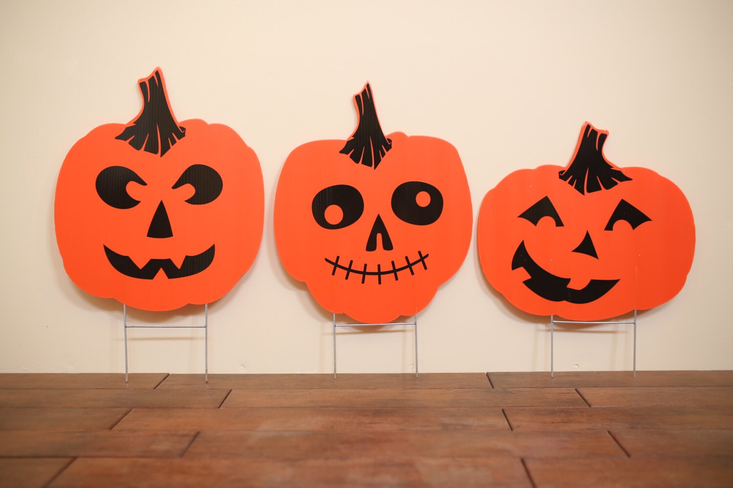 Halloween Pumpkin Yard Decor | Yard Signs | Halloween Decorations ...