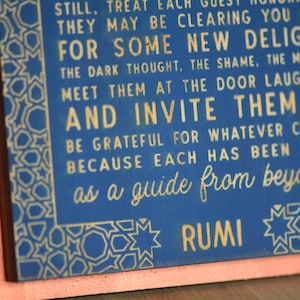 The Guest House // Wood Sign // Therapy Gift // Mindfulness Gift ...