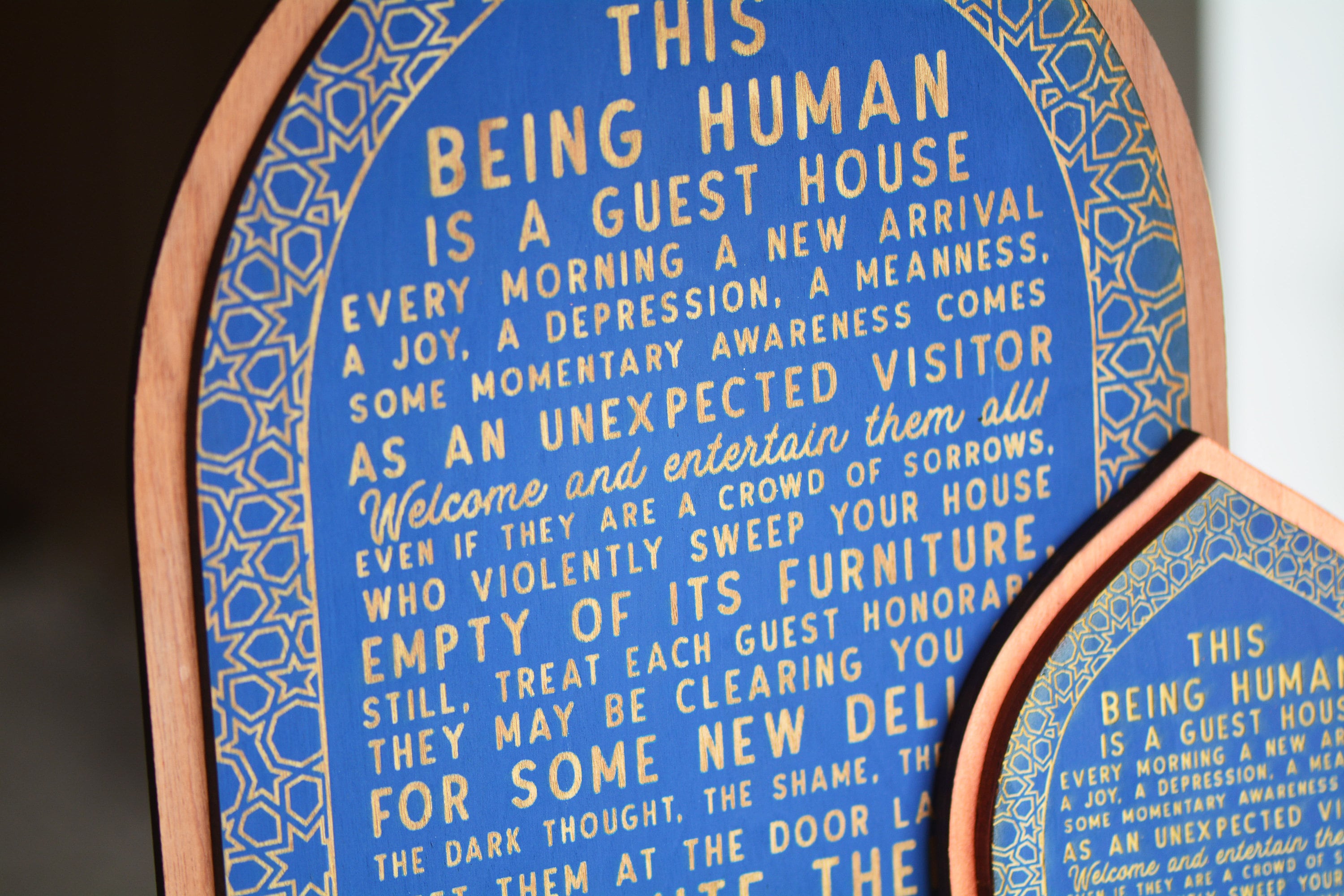 The Guest House // Wood Sign // Therapy Gift // Mindfulness - Etsy