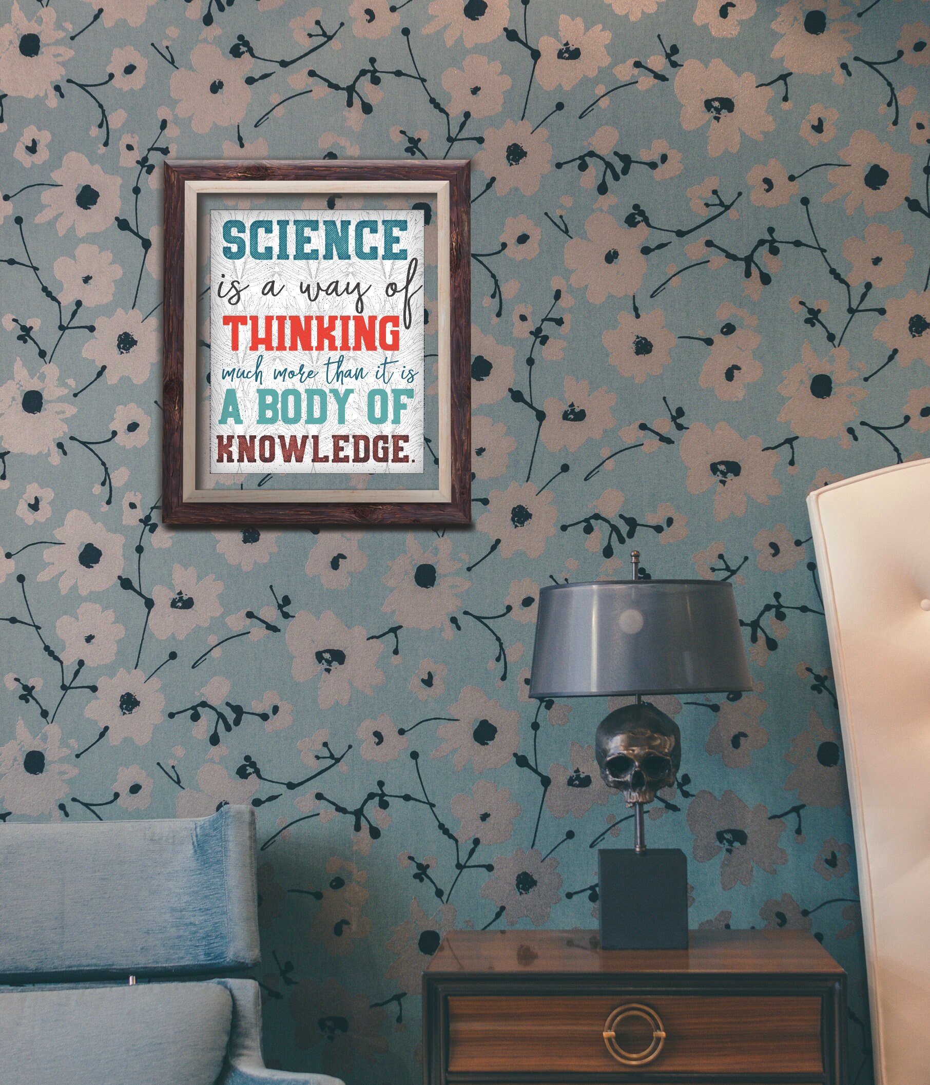 Science is a Way of Thinking // Physical Print // Carl Sagan | Etsy