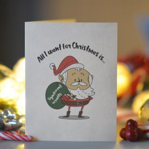 Grad Student Christmas Card // Digital Card // Digital Print // Science ...