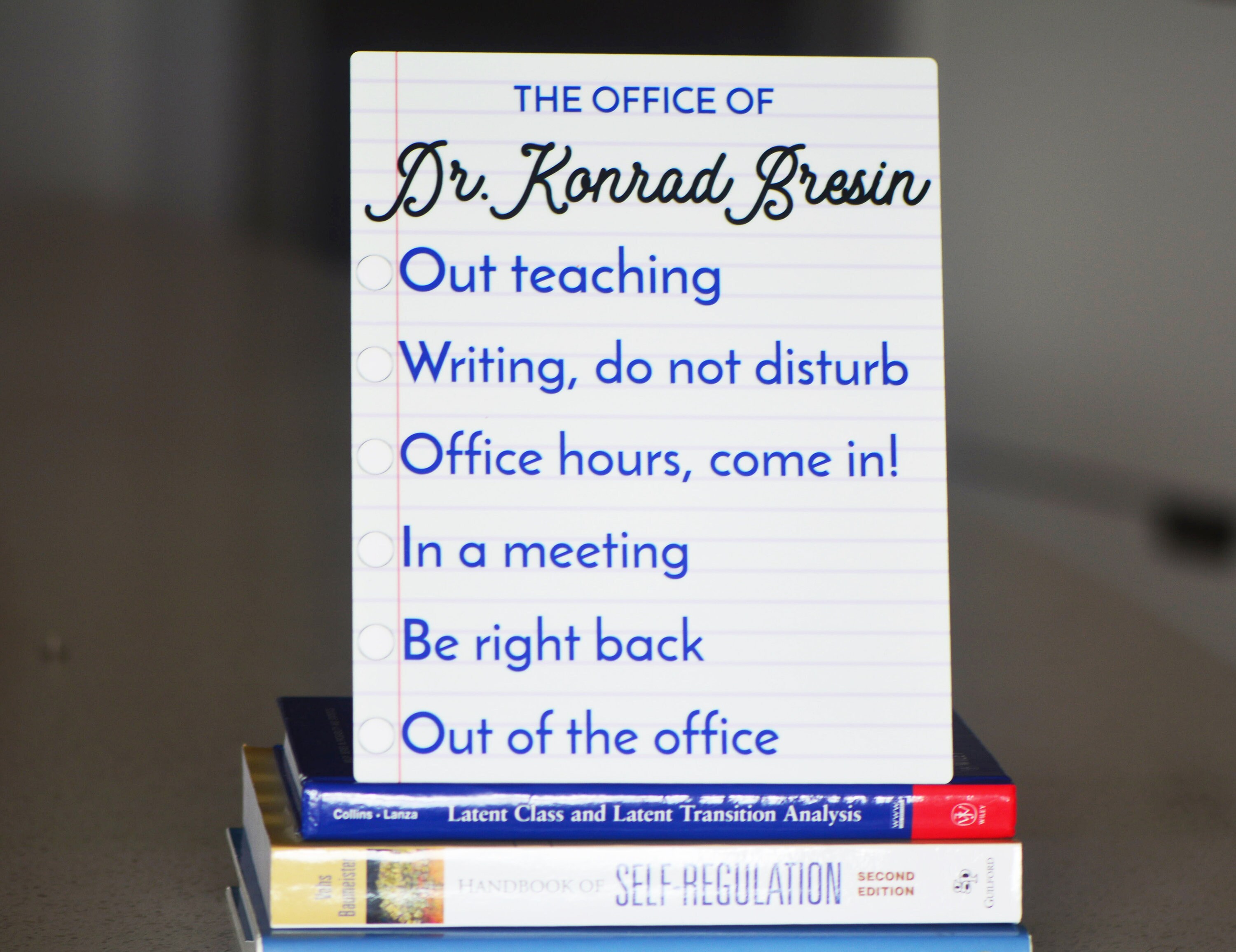 Custom Professor Office Door Sign // Metal // Office Door Sign - Etsy
