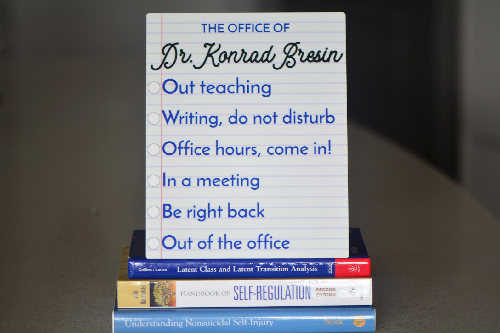 Custom Professor Office Door Sign // Metal // Office Door Sign - Etsy