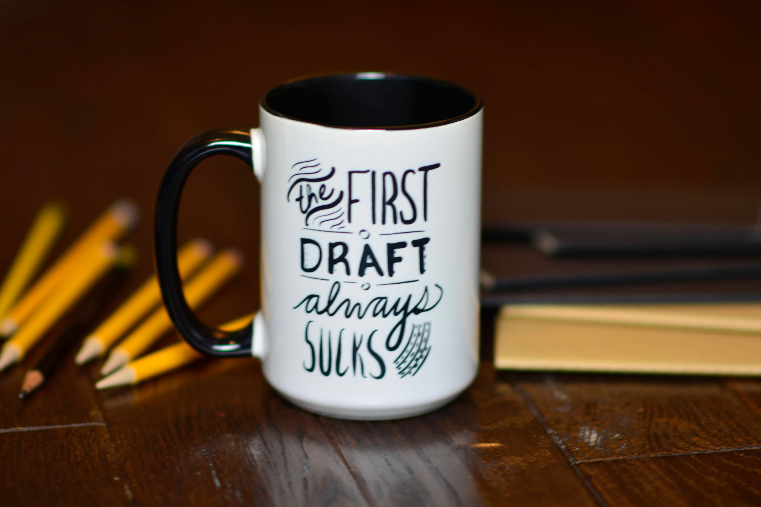 The First Draft // Academic Humor Mug // Gift for Grad Student - Etsy
