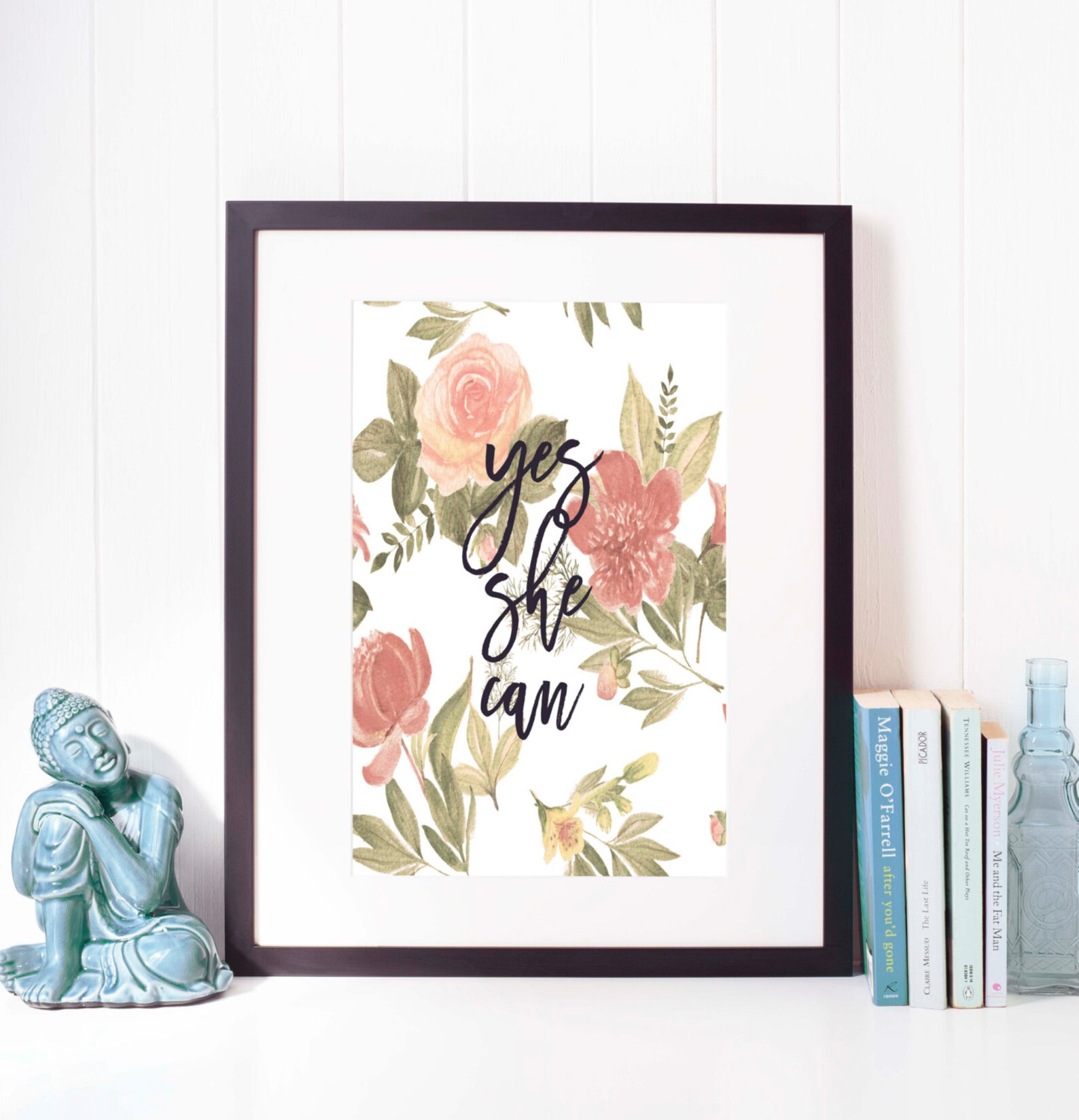 Yes She Can // Digital Print // Feminist Print | Etsy