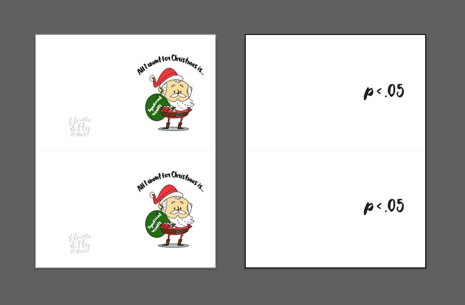 Grad Student Christmas Card // Digital Card // Digital Print - Etsy