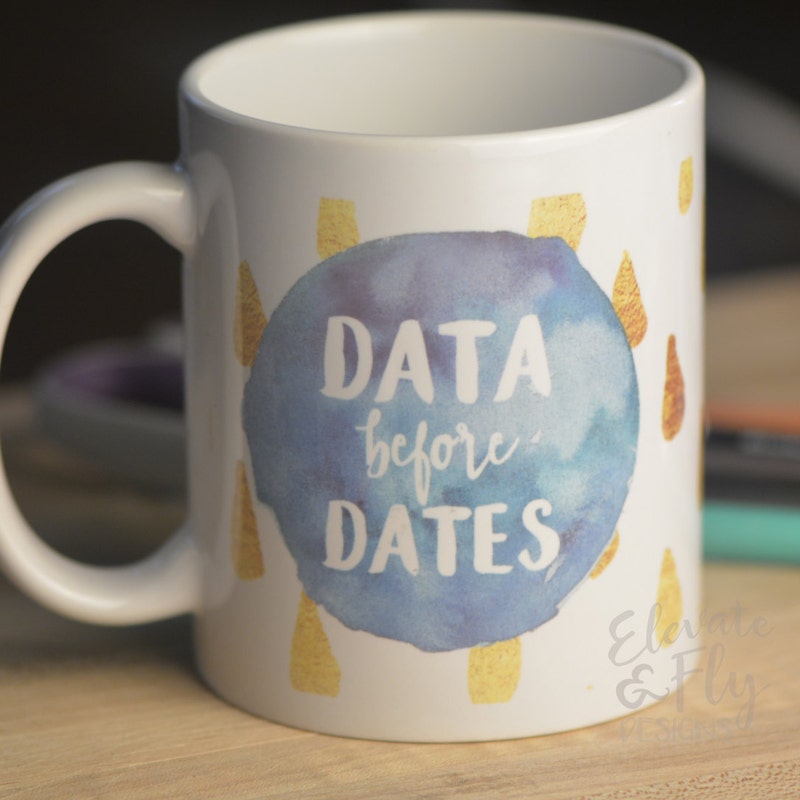 Show Me the Data Mug - Etsy