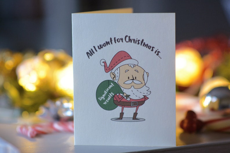 Grad Student Christmas Card // Digital Card // Digital Print - Etsy