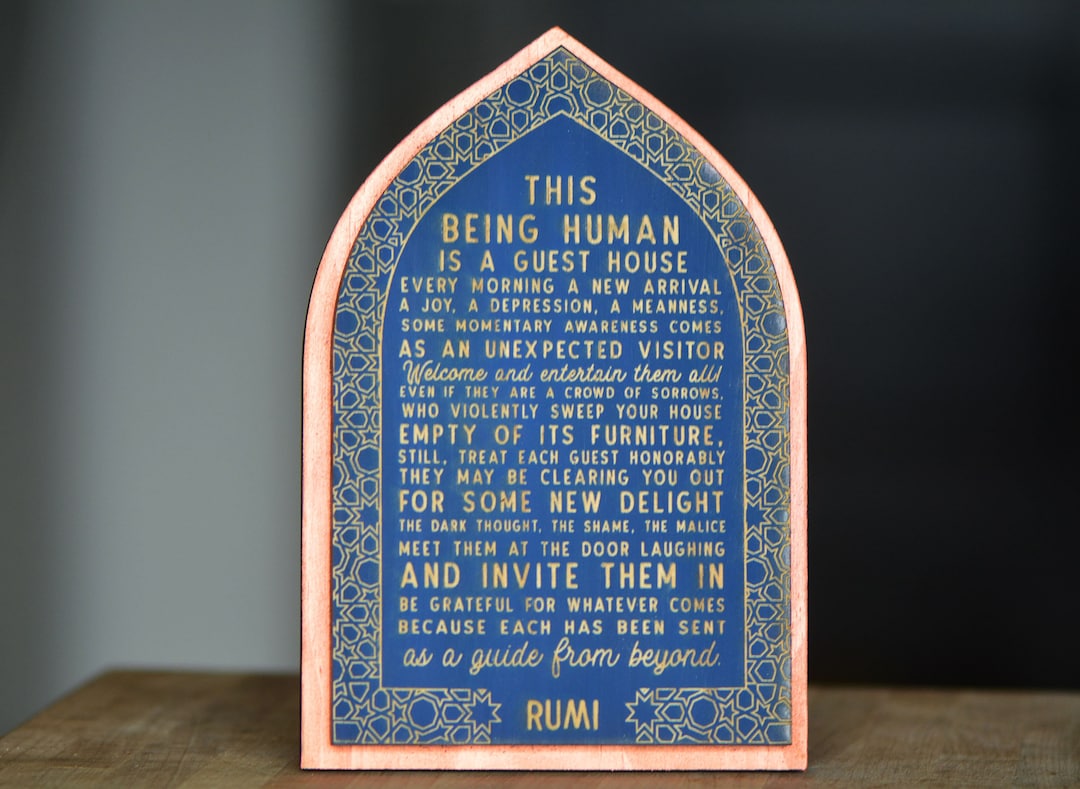 The Guest House // Wood Sign // Therapy Gift // Mindfulness Gift ...