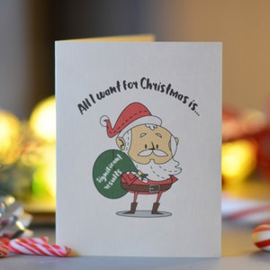 Grad Student Christmas Card // Digital Card // Digital Print // Science ...