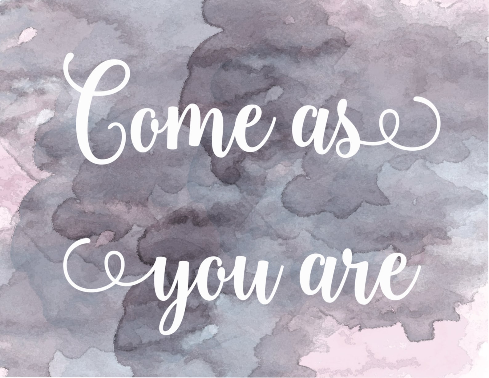 Come as You Are | Etsy