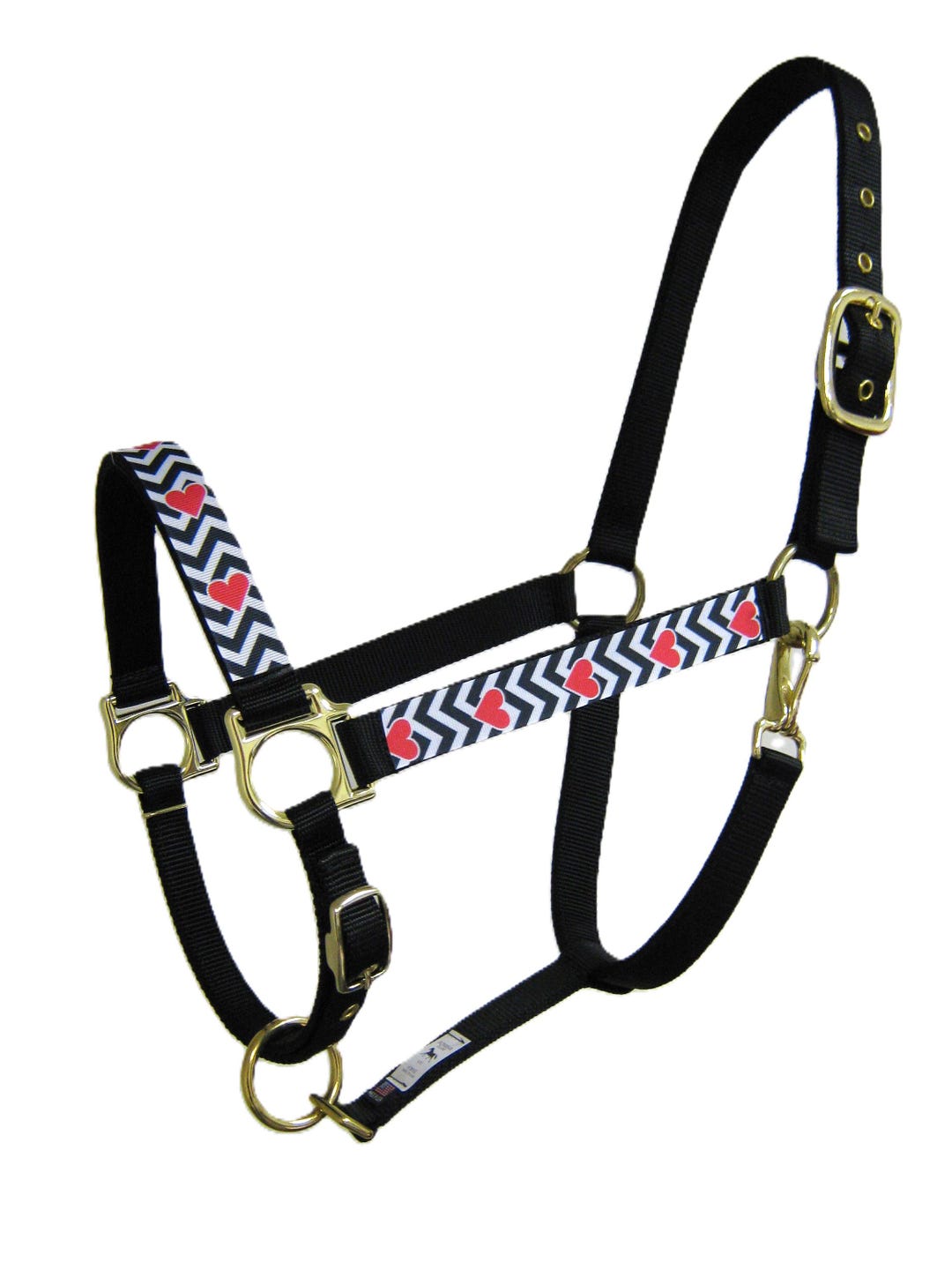 Heart Chevron Horse Halters, Heart Draft Horse Halter, Chevron Large ...