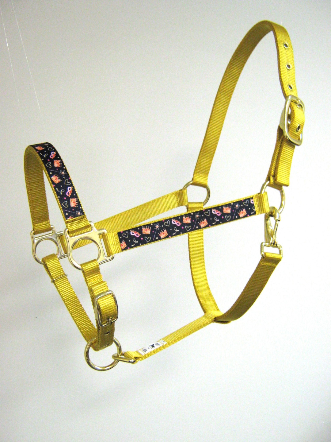 Princess Horse Halters, Princess Mini Horse Halter, Gold Crown Horse ...
