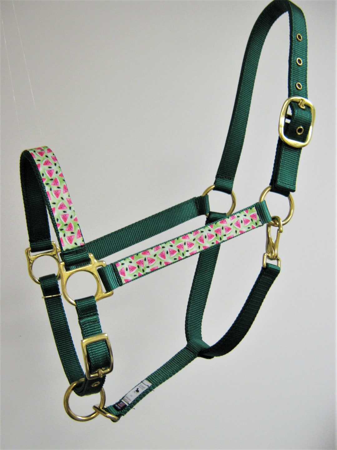 Watermelon Horse Halter, Watermelon Draft Horse Halter, Summertime Mini ...