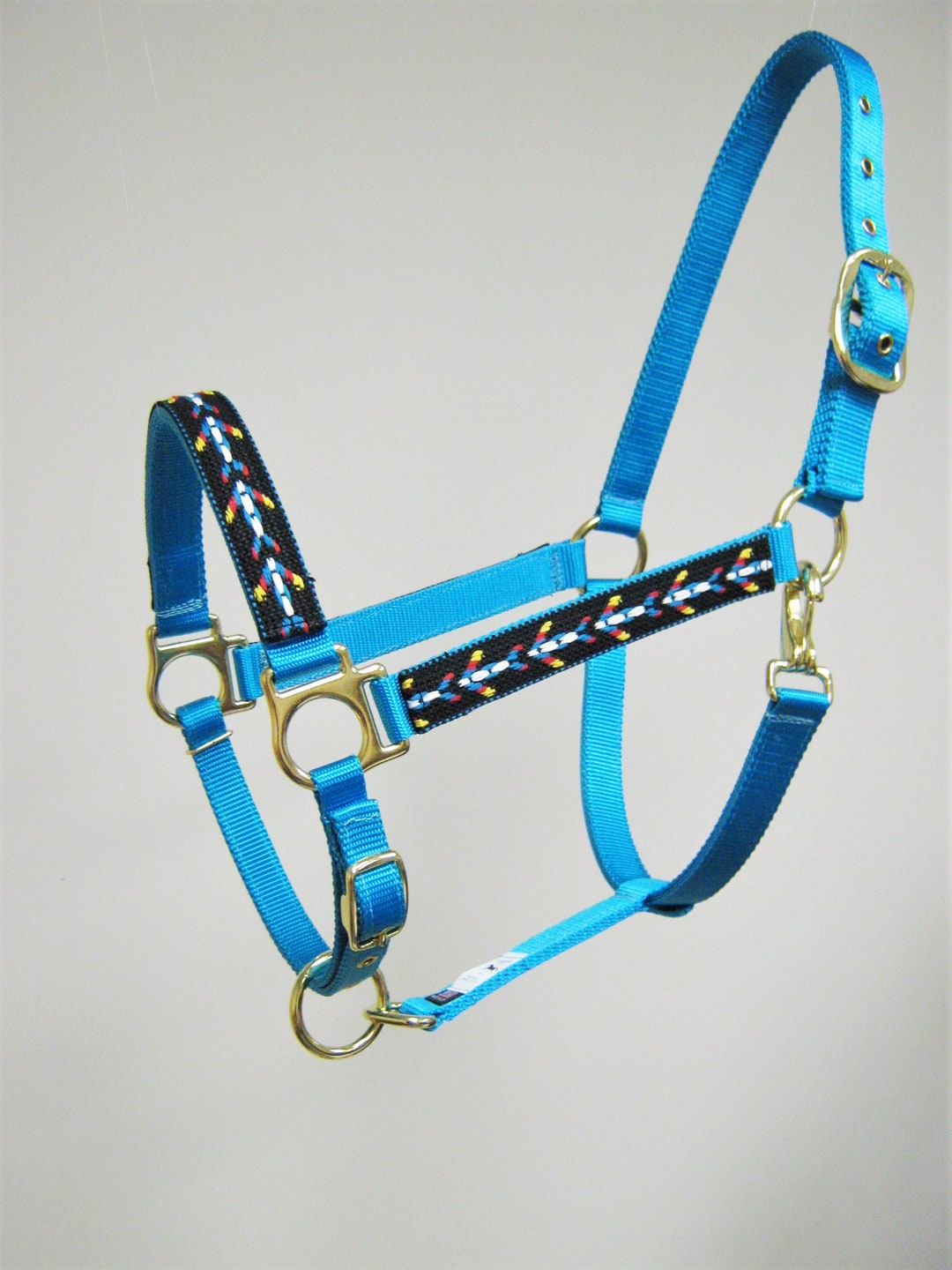 Navajo Design Horse Halter, Western Design Draft Horse Halter, Custom ...