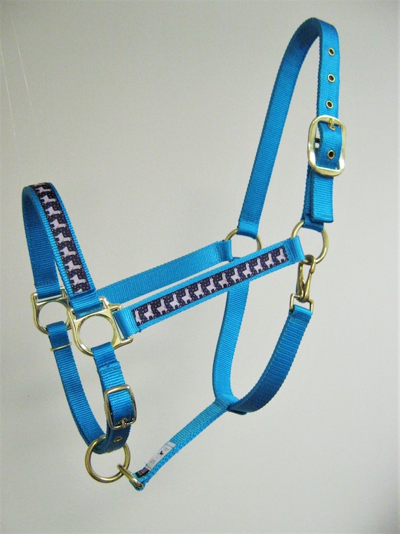Llama Design Horse Halter Llama Design Mini Horse Halter - Etsy