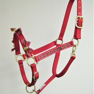 Christmas Jingle Bell Horse Halter, Christmas Horse Halter, Sleigh ...